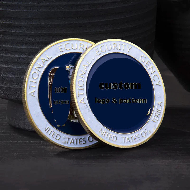 2.25" Zinc Alloy Challenge Coin for Laser Engraving