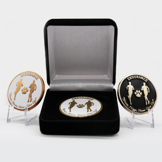 Zinc Alloy Custom Challenge Coin with Soft Enamel